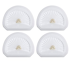 4Pack VLPF10 Replacement Filters Compatible with Black and Decker Hand Vacuum Filter Model # HLVA320J00 HLVA315j & N575266