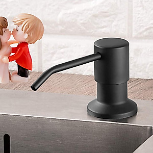 Soap Dispenser for Kitchen Sink and Tube Kit 350ML Bottle Connects Directly to Soap Bottle for Smooth Liquid Discharge