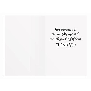 DaySpring - We Give Thanks - 4 Nature Design Assortment with Scripture - King James Version - 12 Thank You Boxed Cards & Envelopes (U0061)