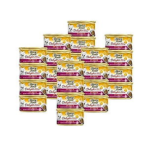 Purina Fancy Feast Grilled Gravy Wet Cat Food, Delights Grilled Chicken & Cheddar Cheese Feast - (24) 3 oz. Cans