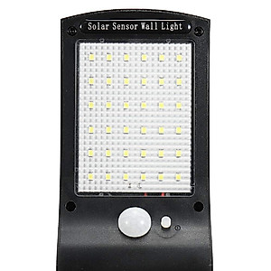 36 LED 3pcs Solar Powered PIR Motion Sensor Waterproof Street Light Wall Lamp for Outdoor Garden Solar Lights