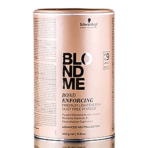 Schwarzkopf BlondMe Bond Enforcing Premium Lightener 9+ Dust Free Powder - 15.8 oz
