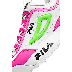 Fila Little Kid/Big Kid Banchee 3 Sneaker,Black/White/Dazzle Blue,8.5 M US Big Kid