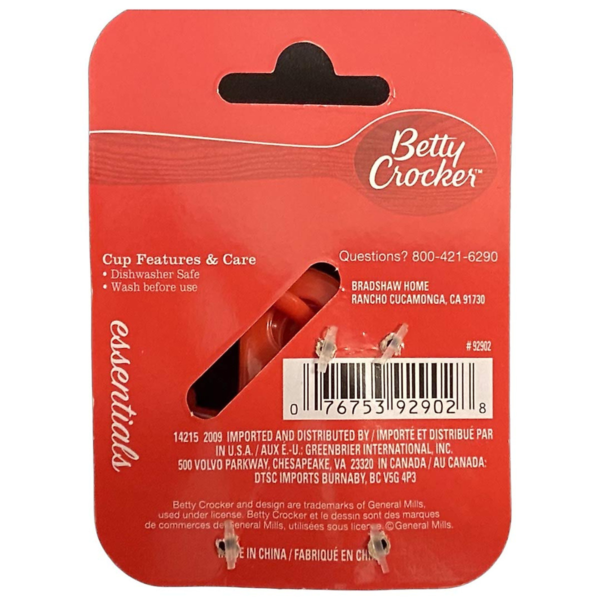 Measuring Cups - 4 pc,(Betty Crocker)