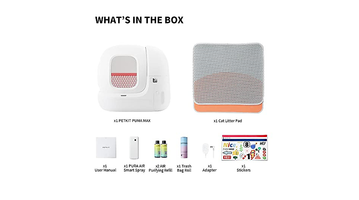 PETKIT PURAMAX Self-Cleaning Cat Litter Box - Smart & Odor-Free