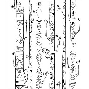 Color & Frame - In the Forest (Adult Coloring Book)