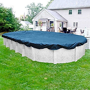 Robelle 351833-4 Super Winter Pool Cover for Oval Above Ground Swimming Pools, 18 x 33-ft. Oval Pool