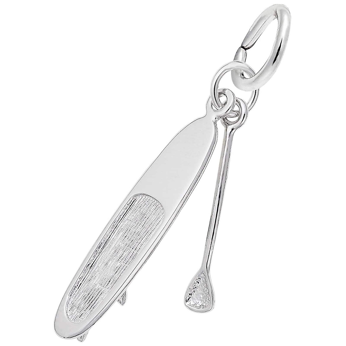 Rembrandt Paddle Board Charm, Sterling Silver
