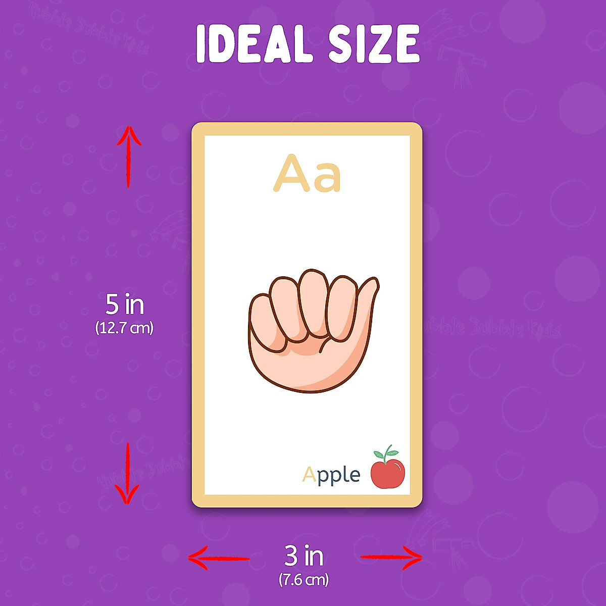 American Sign Language Flash Cards - 56 ASL Flash Cards for Kids, Babies, Toddlers. Sign Language for Kids Includes Alphabet, Numbers, Days, & Months. ASL Cards with Pictures and Descriptions.
