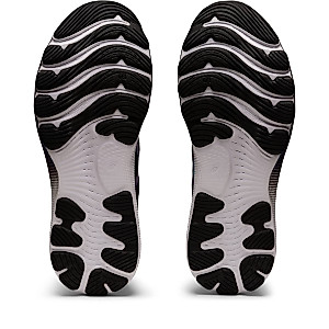 ASICS Women's Gel-Nimbus 24 Platinum Running Shoes, 8.5, Black/Black