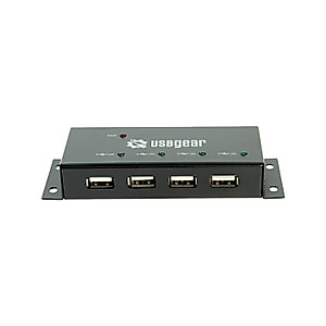 4-Port USB 2.0 Mini Metal High-Speed Hub