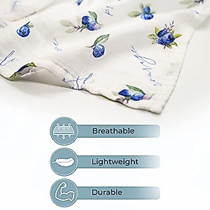 Mila Preemie Boutique Preemie Swaddle (35” x 35”) - Bamboo & Cotton Muslin Swaddle Blanket - Soft Preemie Swaddle Blanket - Neutral Preemie Swaddle Wrap for Small Newborn - Great Gift for Moms…