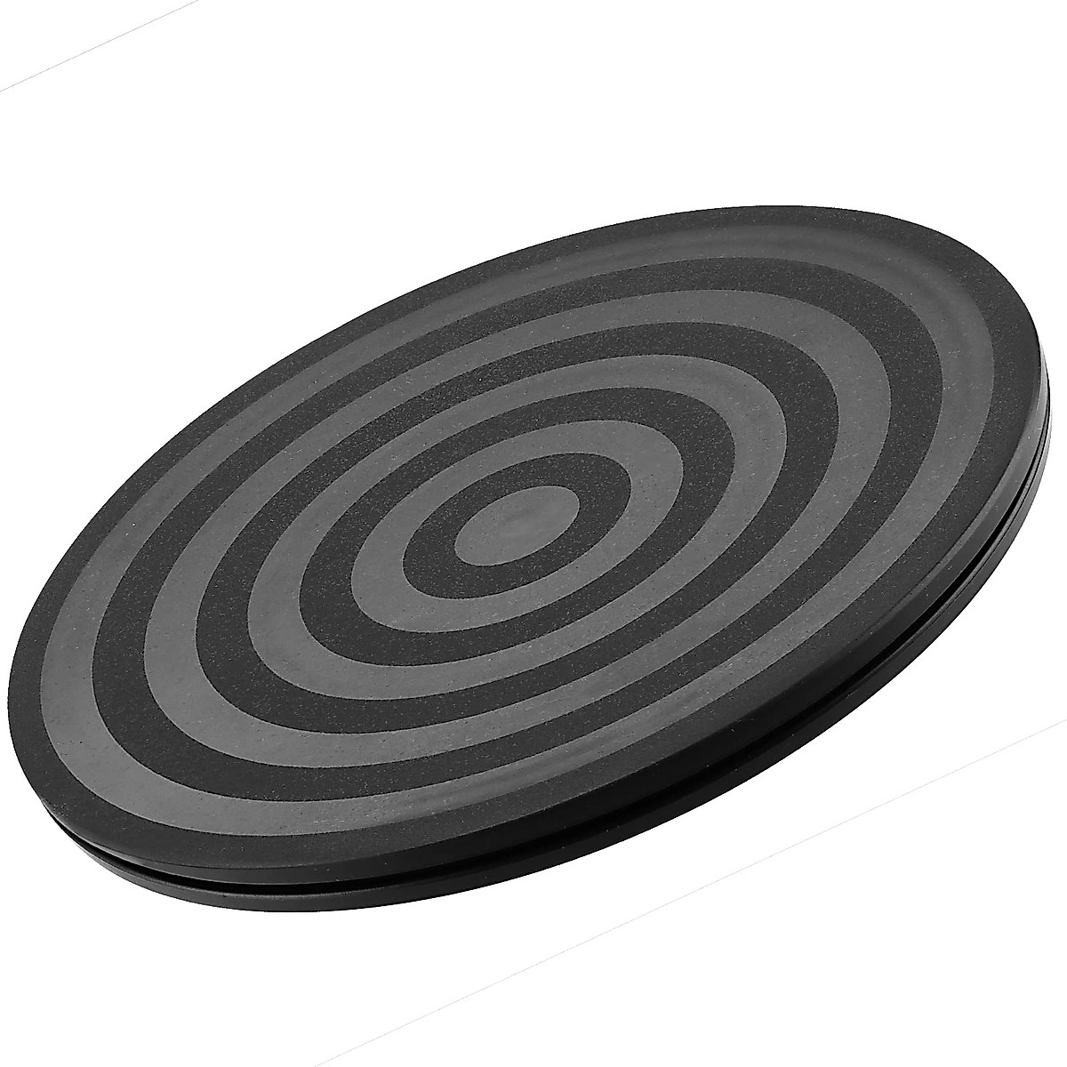 NINGWAAN 6 Pack 8 Inch Rotating Swivel Stand Turntable, 360° Rotatable Bonsai Turntable Stand with Ball Bearings, Plant Turntable Lazy Susan Turntable for Monitor/TV/Potted Plant, Black