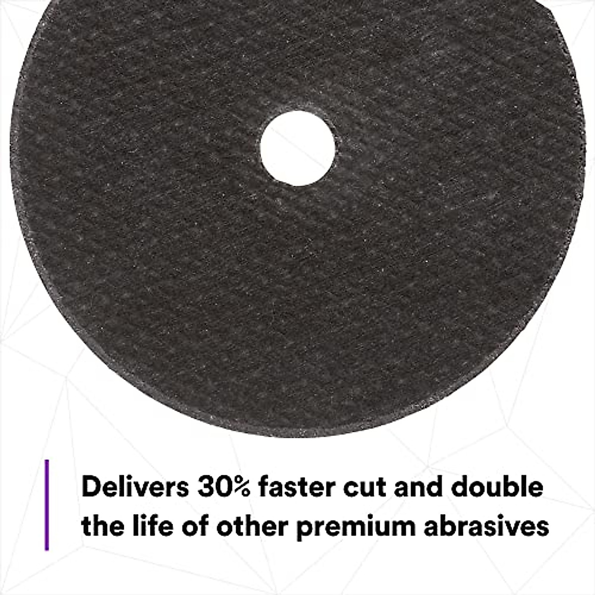 3M Cubitron II Cut-Off Wheel 33467, High Performance, Fast Cutting, Long Lasting, 4-1/2 in x 0.04 in x 7/8 in, 5 Wheels/Carton