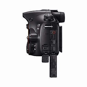 Sony SLT-A58K Digital SLR Kit with 18-55mm Zoom Lens, 20.1MP SLR Camera with 3-Inch LCD Screen (Black)