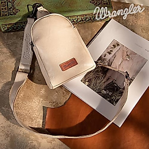 Wrangler Small Sling Bag for Women Crossbody Bags Fanny Pack Chest Bag,WG87-210TN