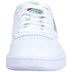 Reebok Men's Club C 85 Fashion Sneaker, white/green, 11 M US
