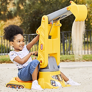Little Tikes You Drive Excavator Sand Toy kids can sit, scoop and dump