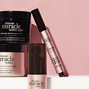 philosophy ultimate miracle worker fix lip serum stick - with sunflower seed oil - clinically proven to increase volume and decrease wrinkles - nourishing balm