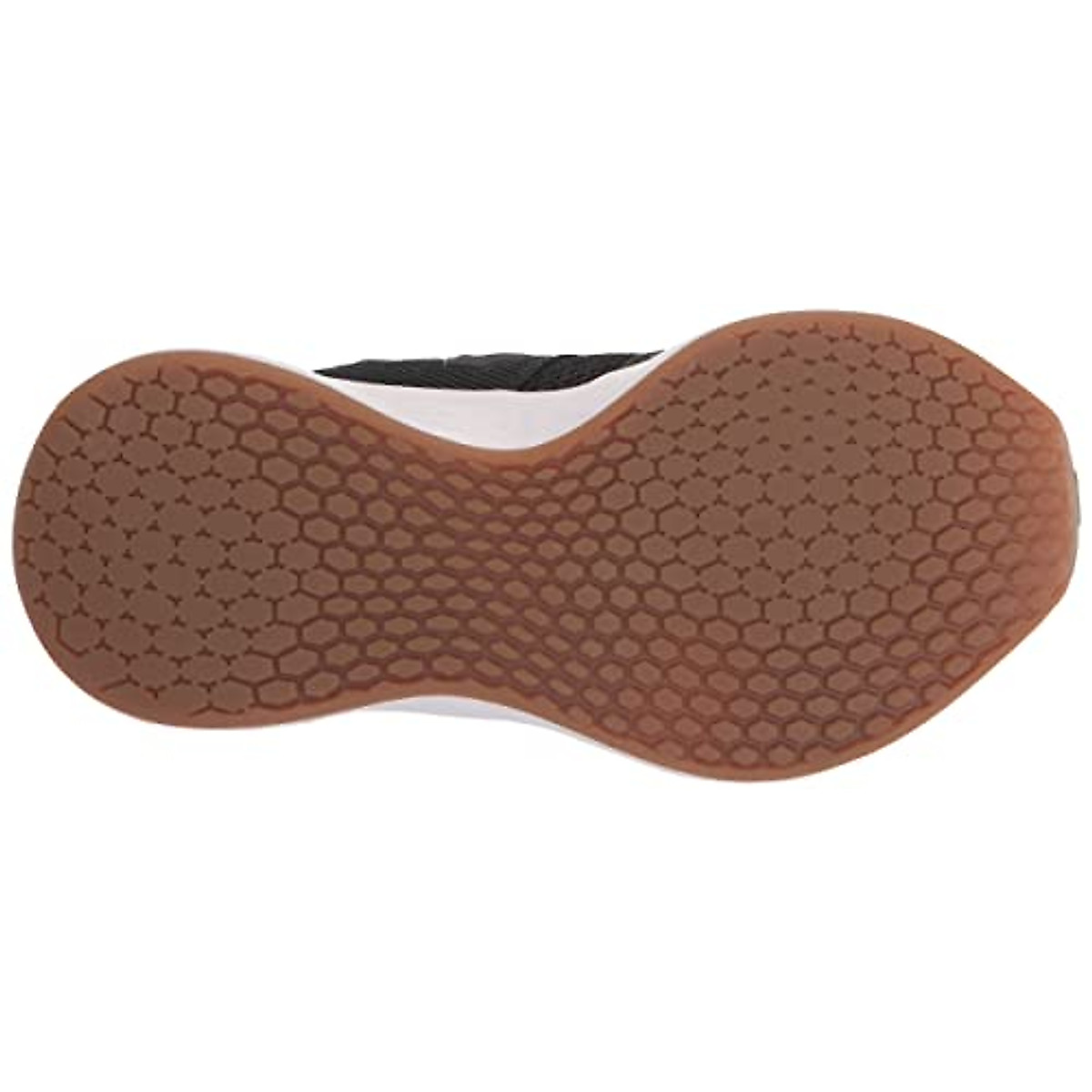 New Balance Kid's Fresh Foam Roav V1 Bungee Running Shoe, Black/White, 9 Toddler