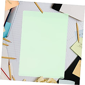 MAGICLULU Kids Writing Pad 64 Pcs Translucent Reading Strip Writing Pad Staples Plastic Clipboard A4 Plastic Clipboards Playdough Tools Writing Tablet for Bookmarks for Bulk Exam Pads