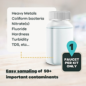 Advanced Spring Water Test Kit | Full Tap Score Report | EPA Certified Drinking Water Labs | #1 Best Home Water Test 2021-24 NYT Wirecutter | 100% Unbiased