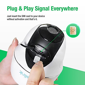 EIOTCLUB Data SIM Card Triple Play- USA Coverage No Contract 4G LTE Cellular for Security Solar and Hunting Trail Game Cameras Unlocked IoT Device (2GB 30DAY)