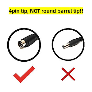 Onerbl 4Pin 19V AC/DC Adapter Compatible with Philips Respironics REF 1113600 SimplyGo Simply Go Mini Portable Oxygen Concentrator 13-19V DC13V-DC19V Power Supply Cord Cable Battery Charger PSU