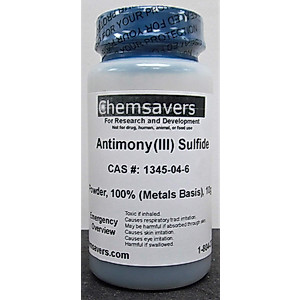 Antimony(III) Sulfide, Powder, 100% (Metals Basis), 10g
