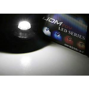 iJDMTOY OEM-Fit 3W Full LED License Plate Light Assembly Kit Compatible with Ford F150 Ranger Raptor Explorer Sport Trac, Powered by 3pcs Xenon White LED Diodes