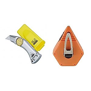 Stanley 550MP100 Titan Fixed Blade Roofing Knife and 100ft. Bold String Chalk Line Reel Combo Pack