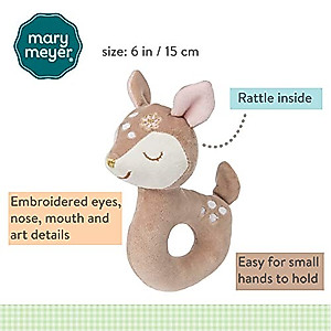 Mary Meyer Baby Rattle, Itsy Glitzy Fawn