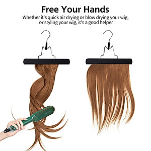 Hair Extension Storage Bag, 5 Pack /10 Pack/ 20 Pack Hair Extension Holder with Hanger, Strong Portable Hair Extension Hanger, Dustproof Portable Suit with Transparent Zip Up Closure, for Store Style Human Hair(10pcs Hair Storage Bag)