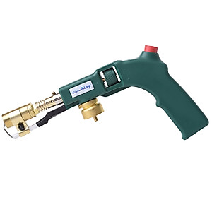 Flame King Propane & Mapp Gas Blow Torch 27,000 BTU w/Self-Igniter for Searing, Soldering and as Fire Starter