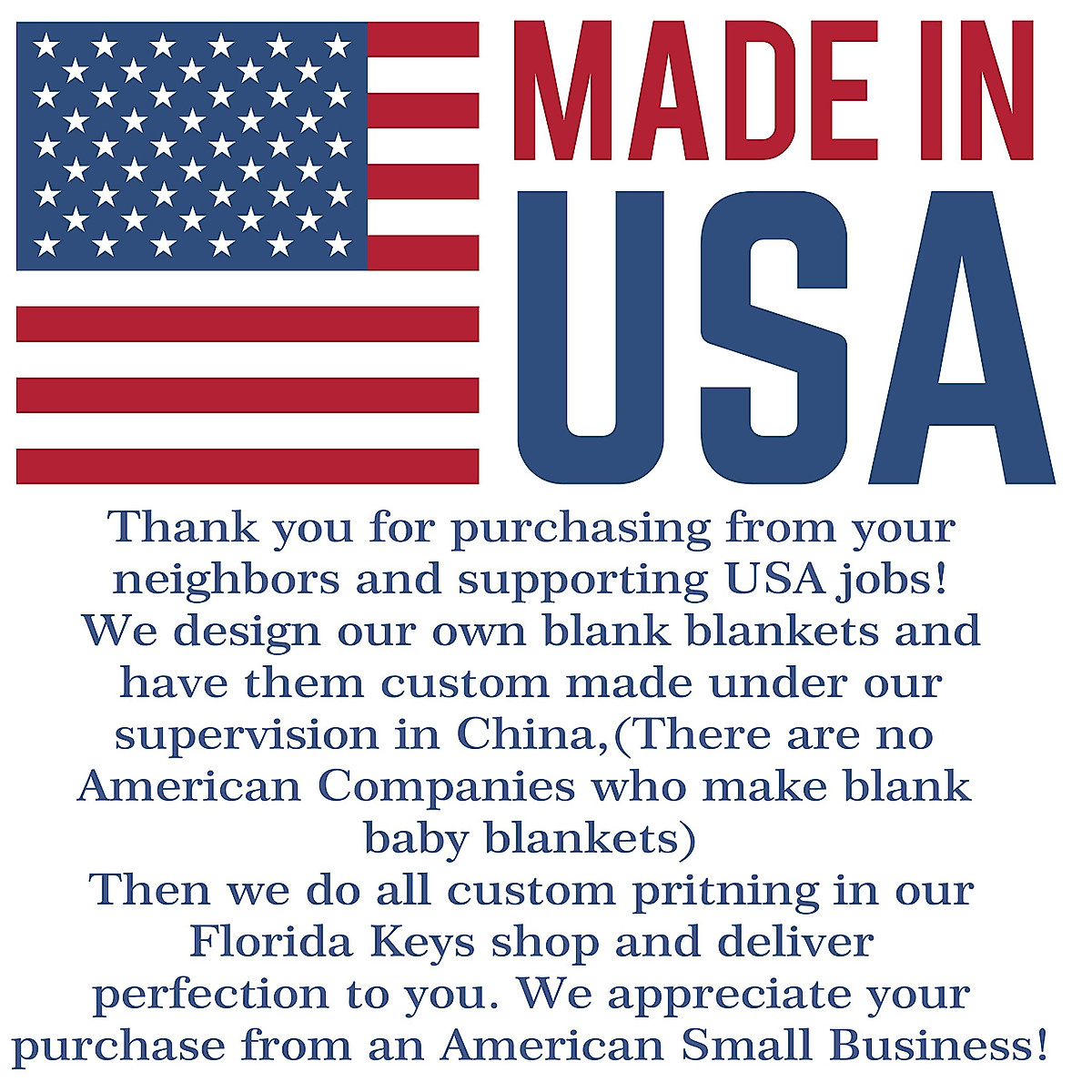 Personalize It Baby Blanket for Girls 30x40 in (Pink) Customized with Name Personalized Monogram for Newborns and Infant in Floral Girl Navy Indigo Blue and Pink with Satin Trim