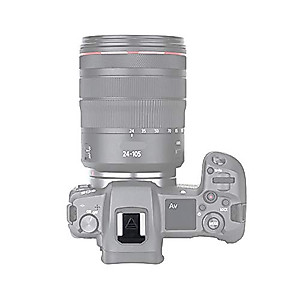 2 Pack RF Mount Body Cap Cover & Rear Lens Cap for Canon EOS R8 R50 R R3 R5 R6 Mark II R6 R7 R10 RP Mirrorless Camera and RF Mount Lenses,with 2 Extra Hot Shoe Covers to Protector The Camera Hot Shoe