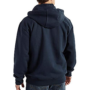 Carhartt Men's Rain Defender Loose Fit Heavyweight Quarter-Zip Sweatshirt, New Navy, Large