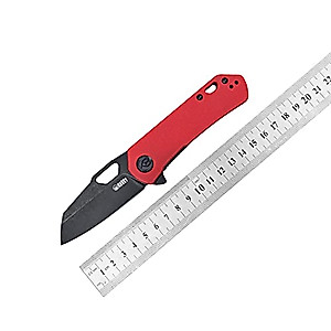 KUBEY Duroc KU332F Pocket Knife for EDC, 2.91" AUS-10 Blade G10 Handle Outdoor Camping Knife for Men