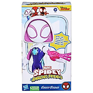 Hasbro Marvel Spidey and His Amazing Friends Supersized Ghost-Spider Action Figure, Preschool Super Hero Toy, Kids Ages 3 and Up