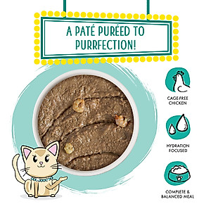 Weruva Wet Cat Food, Meows n Holler PurrAmid with Chicken and Shrimp Pate, 3oz Can, Pack of 12