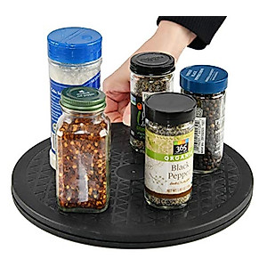 HOME-X 10” Heavy-Duty Turntable, Kitchen Cabinet Organizer, Rotating Platform, Lazy Susan, Rotating Swivel Turntable-88 lbs Capacity