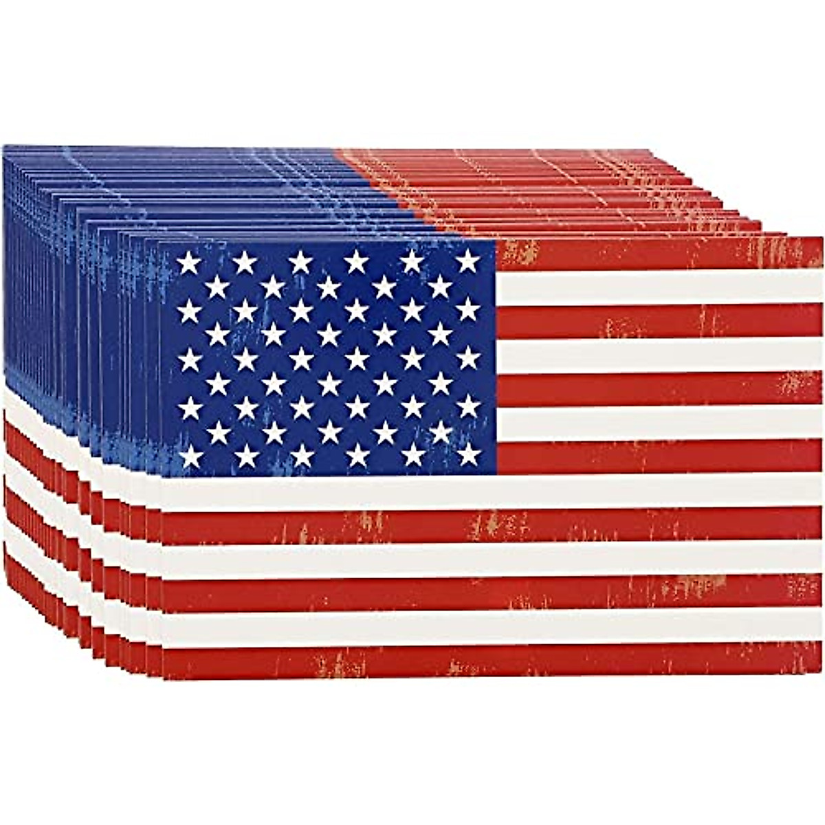 Best Paper Greetings Blank Postcards of American Flag Card (4 x 6 in, 40 Pack)