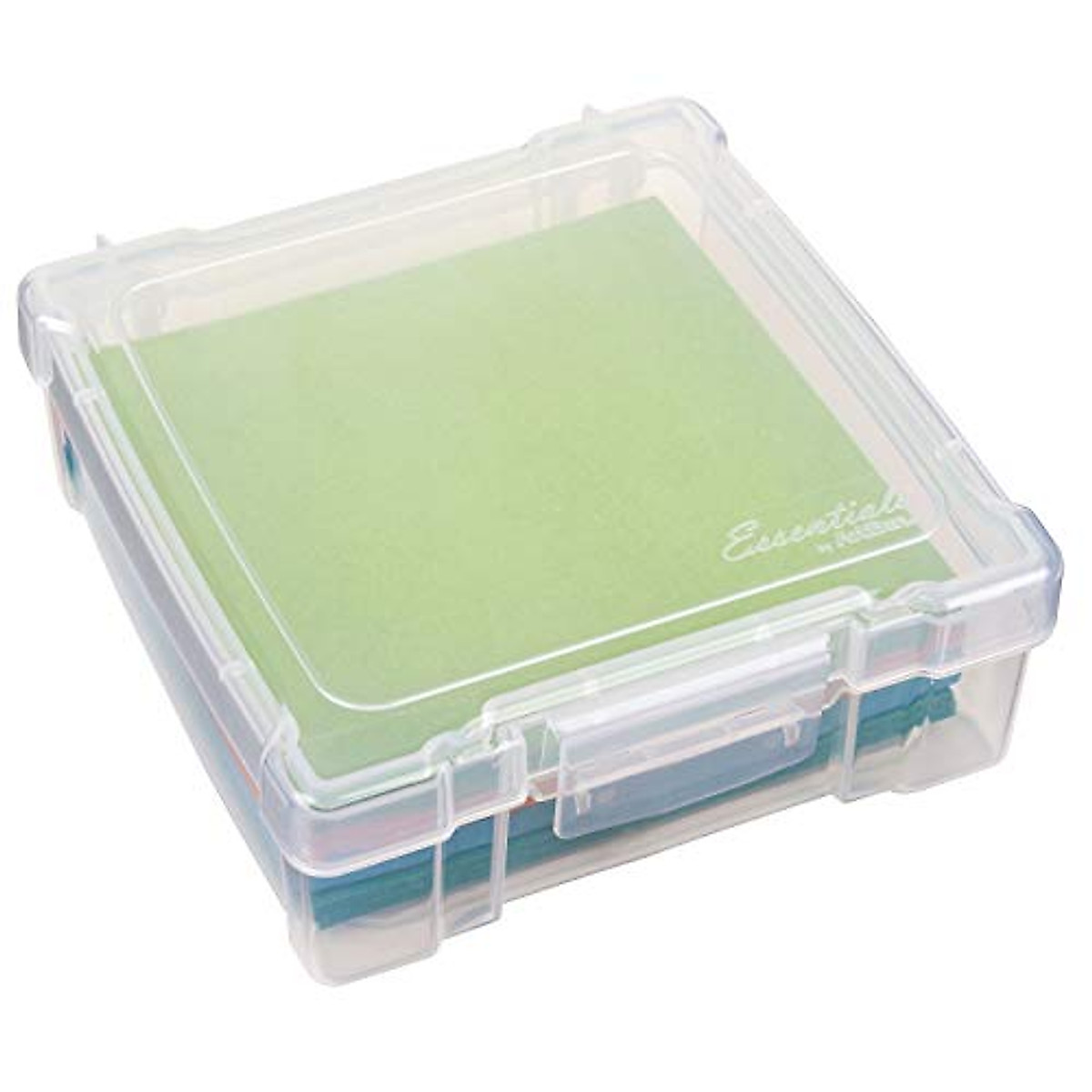 ArtBin 6953AB ClearView 6" x 6" Box Art & Craft Organizer, [1] Plastic Storage Case, Clear