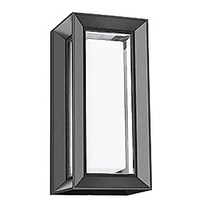 Juyace 18W Outdoor Wall Sconce Lights Aluminum Exterior Light Fixture Wall Mount Ip65 Waterproof 6000K Cool White Led Porch Light for Garage Walkway