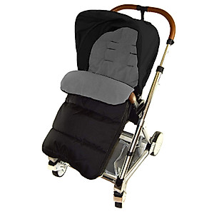 Replacement Parts/Accessories to fit Bumbleride Jogger Strollers and Car Seats Products for Babies, Toddlers, and Children (Grey Foot Muff)