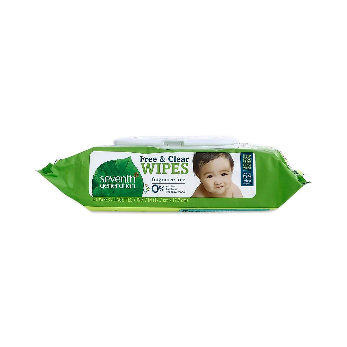 Seventh Generation Baby Wipes (64 Thick and Soft Wipes)