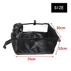 Baby Stroller Pram, Bottom Basket Infant Pushchair Shopping Storage Case Organizer Bag, 11.8 x 9.8 x 3.9Inch
