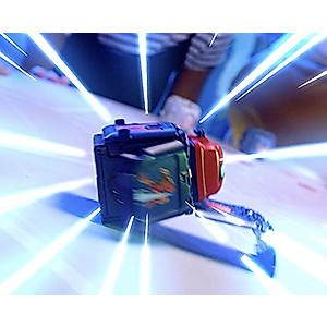 MARVEL Avengers Battle Cubes 2-Pack, Captain America VS Black Panther, Unleash Power, Launch Attack, 2 Cubes & 6 Tokens, RPS Auto-Battle System, Battle Cube APP, Collectible Pocket-Sized Game, Ages 5+