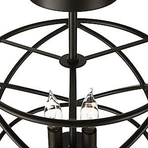 Hampton Bay Hastings 4-Light Satin Bronze Chandelier