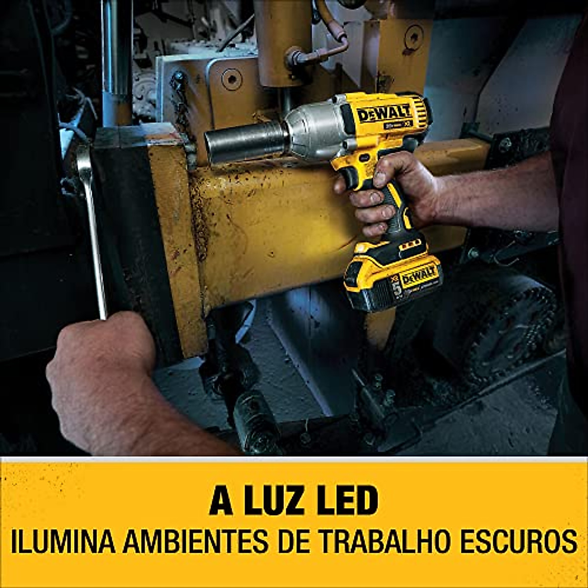 DEWALT 20V MAX* XR Cordless Impact Wrench with Hog Ring Pin Anvil, 3/4-Inch , Tool Only (DCF897B)